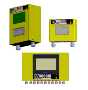 Fixed SF6 leak detection system with control unit - Synecom